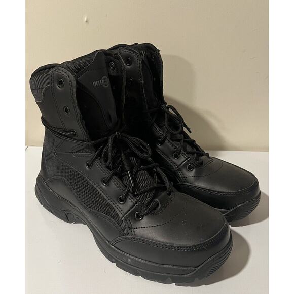 Interceptor | Shoes | Interceptor Mens Black Force 6 Tactical Steel Toe ...